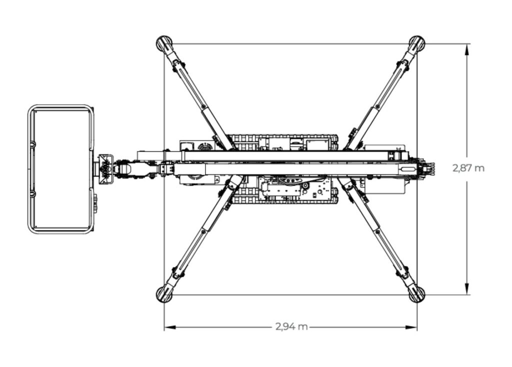 CMC S13F Spider Lift - Affordable Access Hire Ltd